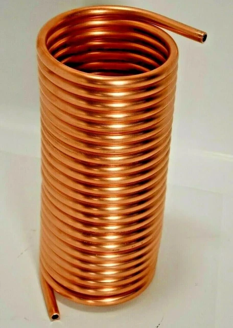SPIRALE TUBO DI Rame 12x1mm per da Forno 120mm 10m Con Diametro Interno ...