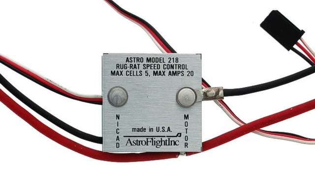 ASTRO FLIGHT 218 Régulateur Electronique Tapis-Rat Esc Modélisme EUR 22 ...