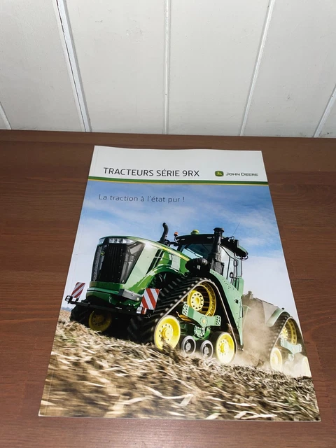 BROCHURE PROSPEKT PROSPECTUS TRACTEUR JOHN DEERE SERIE 9RX tractor-claas-fendt EUR 9,99 ...