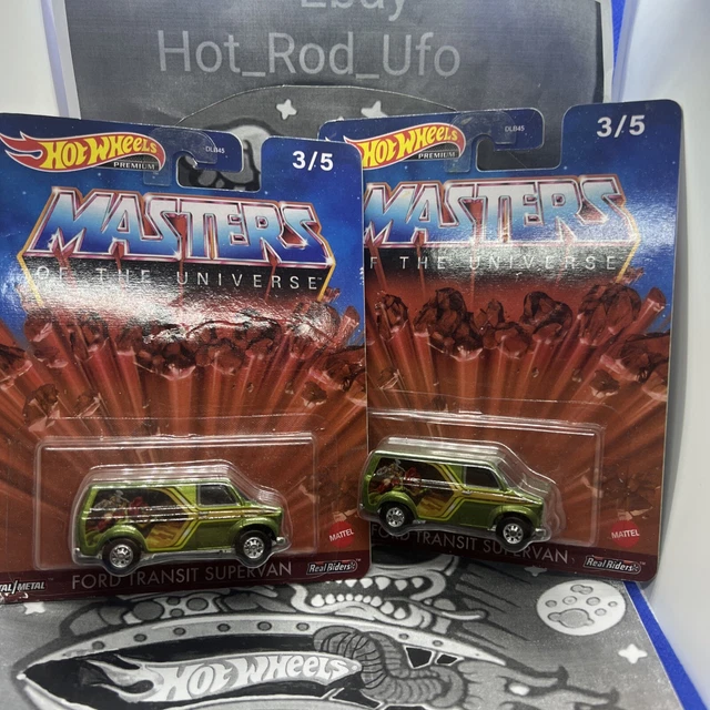 2 FORD TRANSIT Supervan Masters Universe 2022 Hot Wheels Pop Culture ...