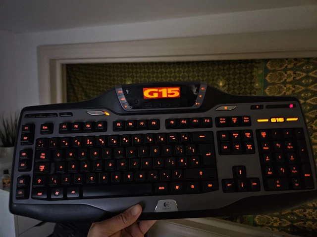 LOGITECH G15 V2 Keyboard Backlit USB Gaming Keyboard Y-UW92 UK ENGLISH ...