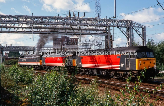 ORIGINAL RAILWAY SLIDE: Virgin Class 47 Diesels 47844/845 2000 Location ...