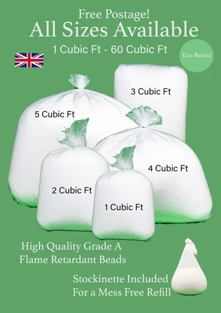 CAVITY WALL INSULATION Virgin EPS Polystyrene Beads Energy Efficient £8 ...