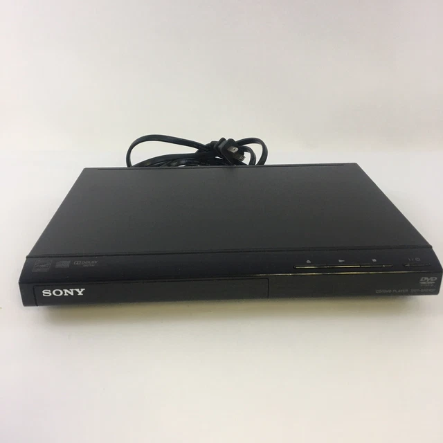 SONY CD/DVD PLAYER Model DVP-SR210P AC 120V 60HZ 5W Tested No Remote ...