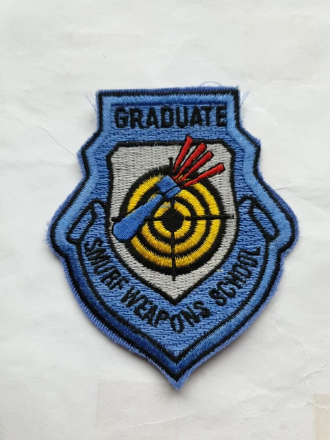 US AIR FORCE 435th Fighter Squadron Graduate Smurf Weapons School Patch ...