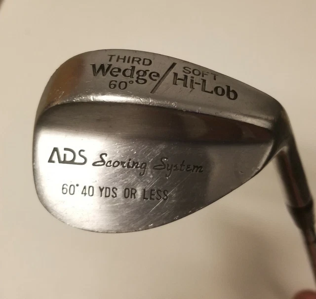 ADS SCORING SYSTEM Third Wedge 60* Lob Wedge (LW) Stiff TT Light Shaft ...