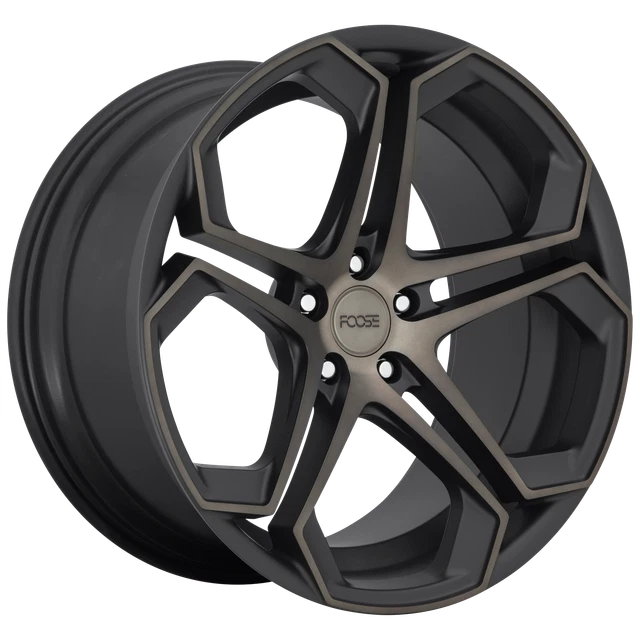 20X10.5 FOOSE F168 IMPALA MATTE MACHINED DOUBLE DARK TINT Wheel 5x115 ...