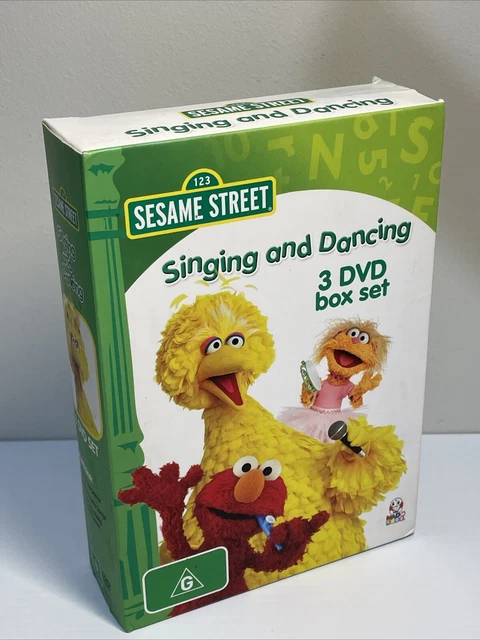 SESAME STREET: SINGING and Dancing (3 dvd box set) Get up and dance ...