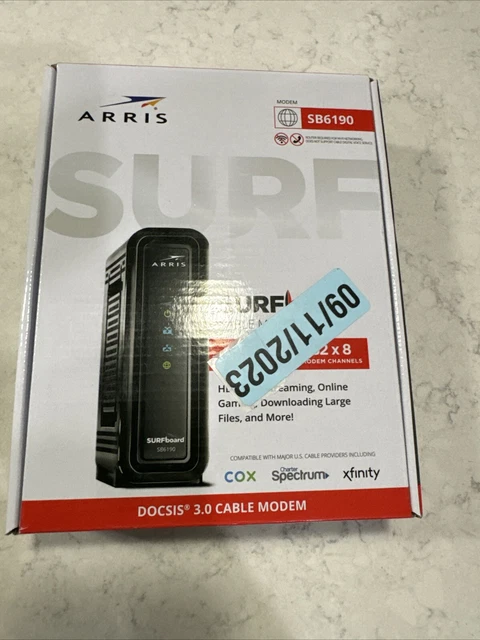 ARRIS SURFBOARD SB6190 DOCSIS 3.0 32 x 8 Gigabit Cable Modem , Xfinity ...