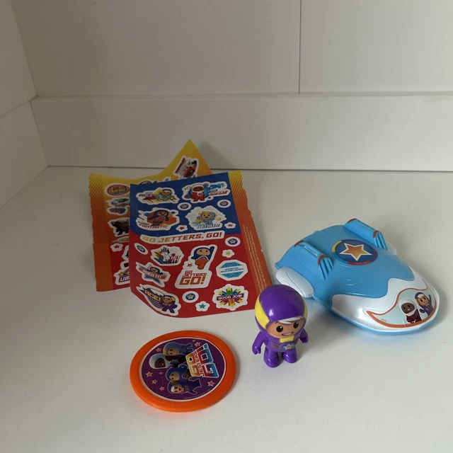 CBEEBIES GO JETTERS magazine jet pad figure and stickers £5.00 ...