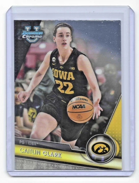 2023-24 CAITLIN CLARK Bowman Cromato U #34 Base Rookie Iowa EUR 16,85 ...
