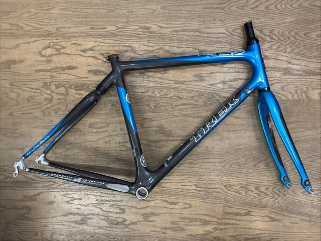 TREK PILOT 5.2 SPA OCLV Carbon Road Bike Frameset 58mm M/L Made in USA ...
