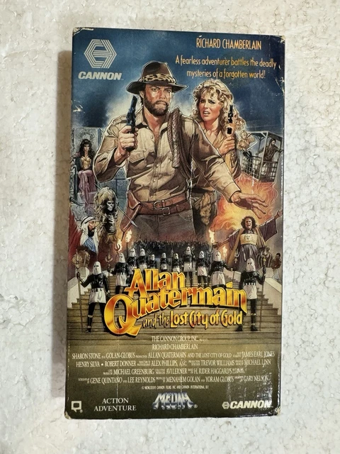 ALLAN QUATERMAIN THE Lost City Of Gold VHS 1987 Richard Chamberlain ...