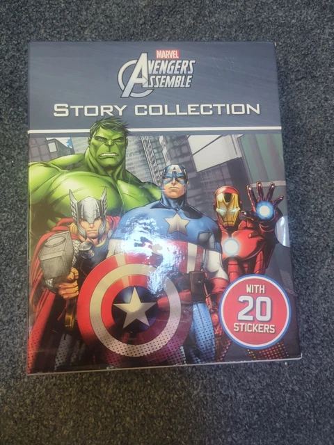 MARVEL AVENGERS ASSEMBLE Story Book Collection Box Set of 4 With 20 ...