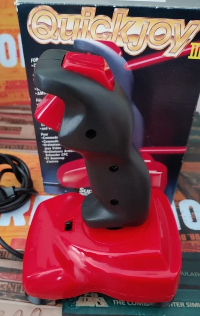 QUICKJOY III SUPERCHARGER (Commodore Atari 64 Amiga) (working) joystick ...