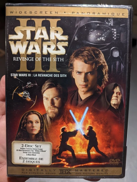 STAR WARS EPISODE III: Revenge of the Sith (DVD, 2005, 2-Disc Set ...