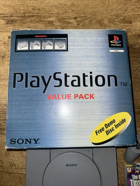 SONY PLAYSTATION 1 Grey Console PS1 boxed with controller tested and ...