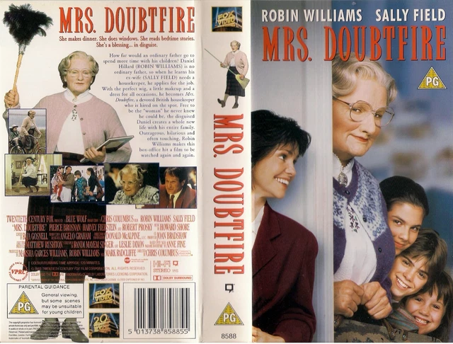 MRS DOUBTFIRE [VHS] £6.50 - PicClick UK