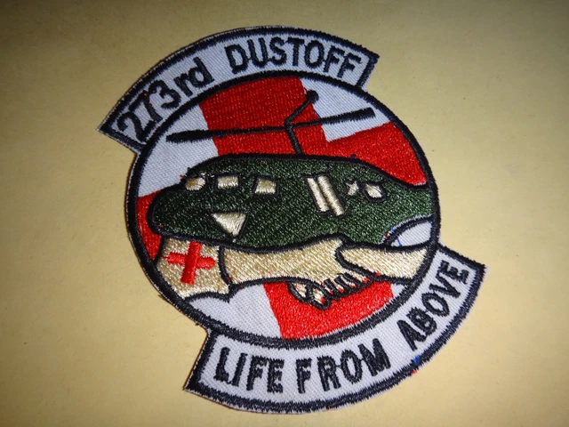 VIETNAM WAR PATCH US 273rd Medical Detachment DUSTOFF "LIFE FROM ABOVE ...