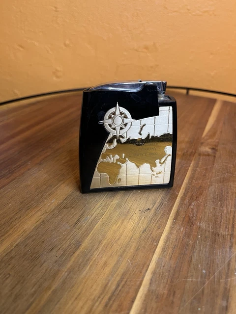 VINTAGE BROWN & Bigelow The Statesman Tolbert Oil Company Table Lighter ...