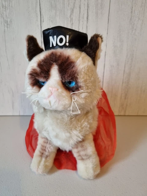 GRUMPY CAT QUEEN Of No 10 Gund Soft Toy Plush Ballerina Red Tutu £9.00 ...