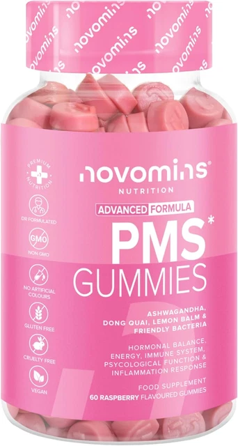 PMS GUMMIES - Vegan PMS Supplements for Women - with Probiotics for ...