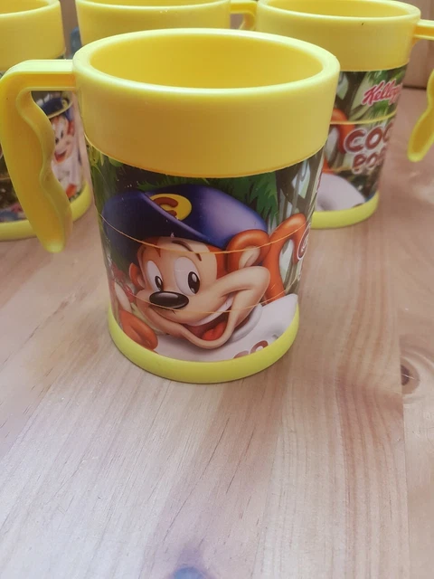 KELLOGGS COCO POPS Plastic Puzzle Mugs Beakers Collectible Cereal Cups ...