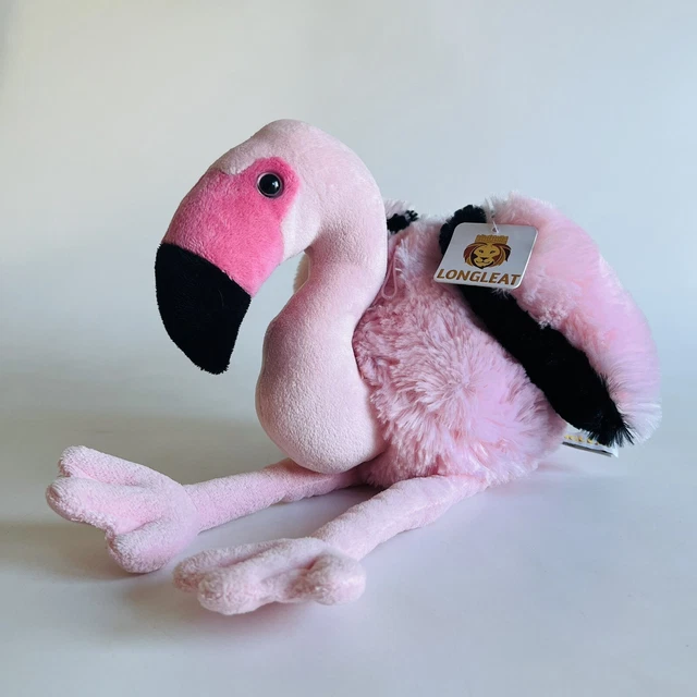 RAVENSDEN LONGLEAT FLAMINGO Bird Soft Toy Cuddly Plush With Tag 11” £12 ...