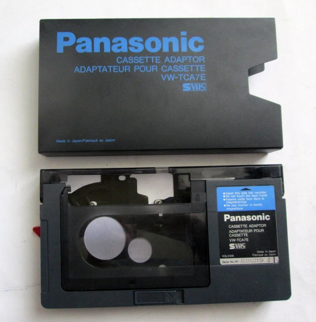 PANASONIC VW-TCA7E VHS-C Cassette to VHS Video Tape Adapter Adaptor ...