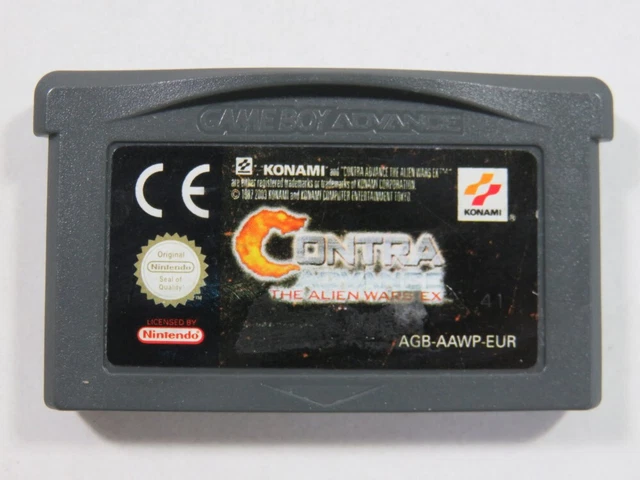 CONTRA ADVANCE THE Alien Wars Ex Nintendo Gameboy Advance (Gba) Eur ...