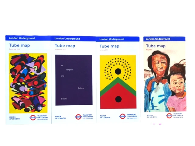 TFL LONDON UNDERGROUND Tube Map 2020 +2021 + Jan + May And Nov 2022 ...