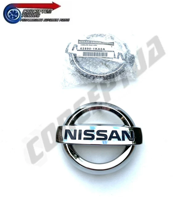 AUTHENTIQUE NISSAN AVANT Badge Grille Emblème 62890-1KA0A - Pour F15 ...
