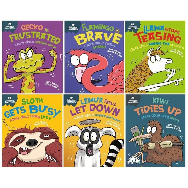 SUE GRAVES BEHAVIOUR Matters Series 2 Collection 6 Books Set (Gecko is ...