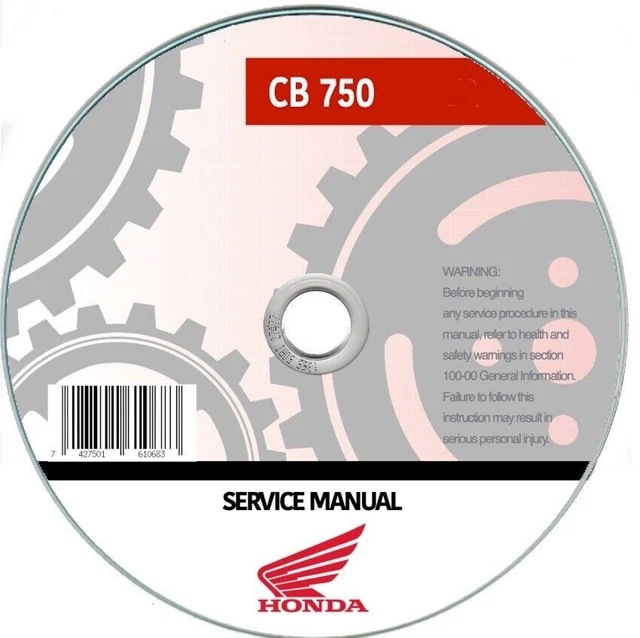 HONDA CB 750 FOUR (1969-1978) Manuel D'Atelier Sur CD EUR 18,77 ...