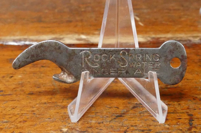 VINTAGE 1930S ROCK Spring Water Ginger Ale Advertising Beer Bottle ...