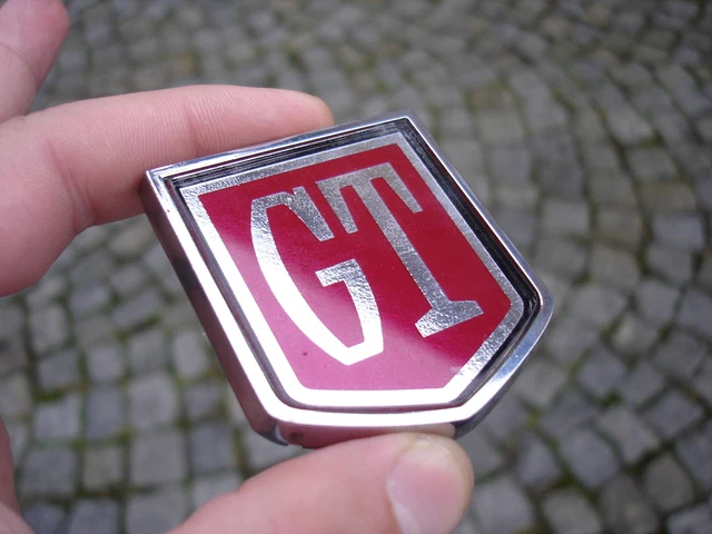 FORD CORTINA GT mk1 mk2 - Pair GT Rear wing badge inserts - NEW - very ...