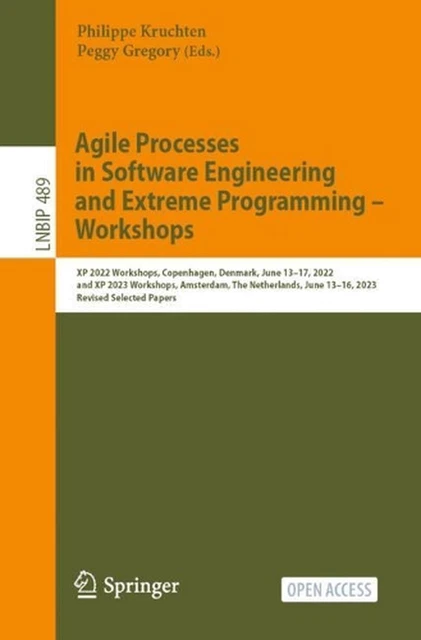 Agile Processes In Software Engineering And Extreme Programming Workshops Xp 20 Eur 58 46