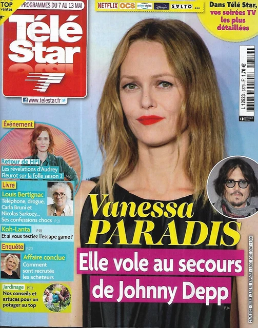 TELE STAR #2379 07/05/2022 Vanessa Paradis & Johnny Depp/ "HPI" Audrey Fleurot $7.52 - PicClick CA