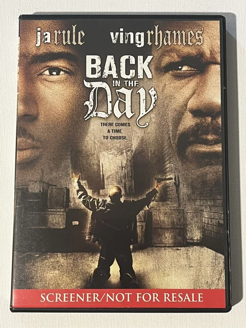 BACK IN THE Day - Ja Rule (DVD Movie) $6.91 - PicClick CA
