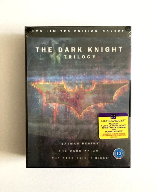 THE DARK KNIGHT Trilogy DVD Limited Edition Box Set New Sealed Region 2 ...
