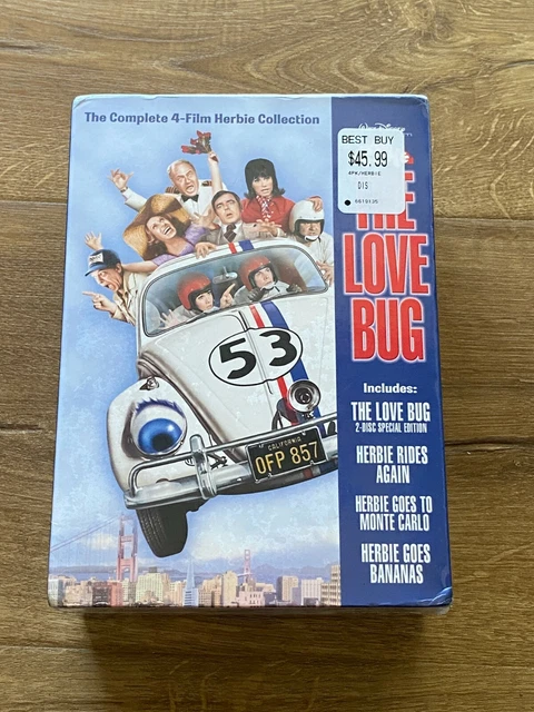 HERBIE THE LOVE Bug DVD 4 Movie Collection 2004 Box Set BRAND NEW ...