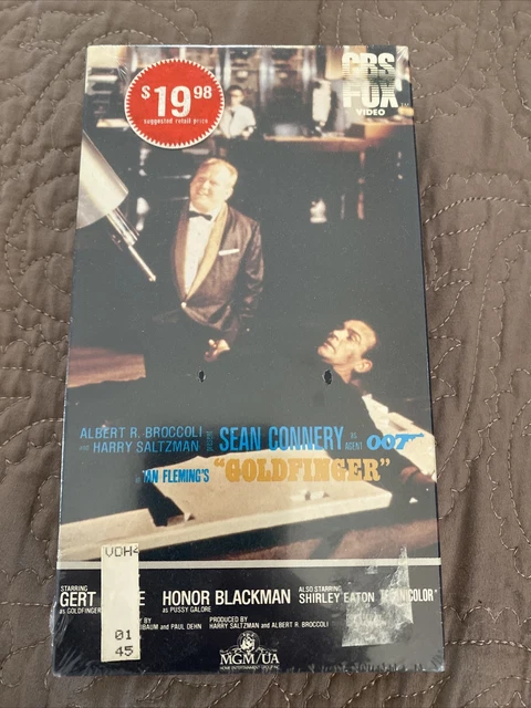 JAMES BOND GOLDFINGER CBS FOX VHS SEALED 1984 £140.04 - PicClick UK