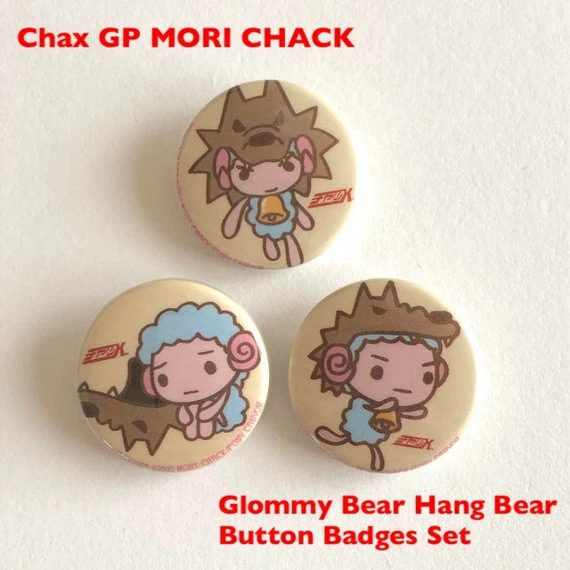 ENSEMBLE D'INSIGNES BOUTON ours sombre podolly rare 2002 ChaxGP MORI ...