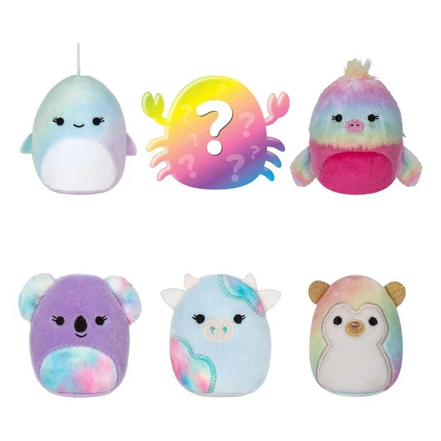 SQUISHVILLE MINI SQUISHMALLOWS Plush Figurine 6-Pack Fun & Fabulous ...