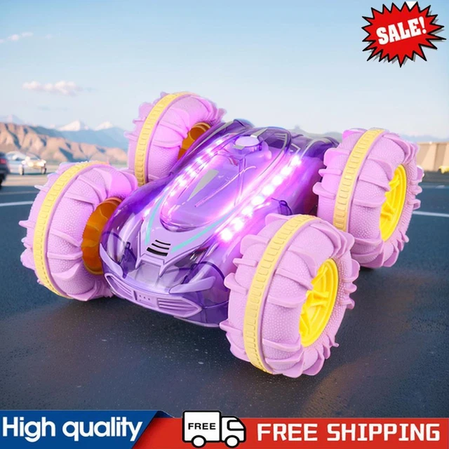AMPHIBIOUS REMOTE CONTROL Car Boat 2.4GHz 4WD RC Stunt Car for Kids ...