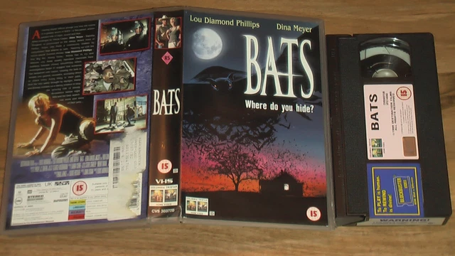 BATS VHS VIDEO Tape Cassette Big Box Ex Rental RCA PAL £5.50 - PicClick UK