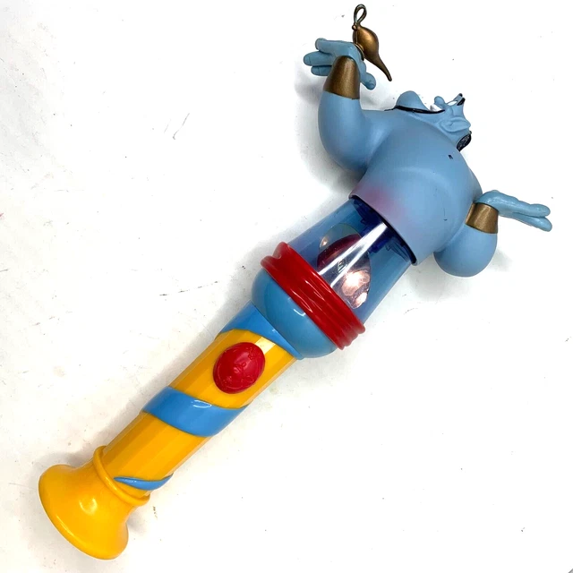 VINTAGE 1993 WALT Disney World on Ice Aladdin Genie Spinning Flashlight ...