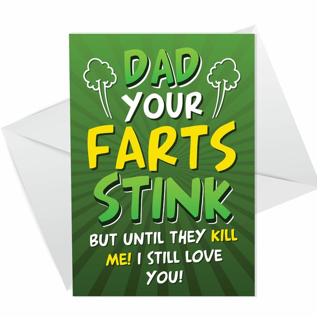 Dad Birthday Card From Daughter Funny Dad Birthday Card Fathers Day