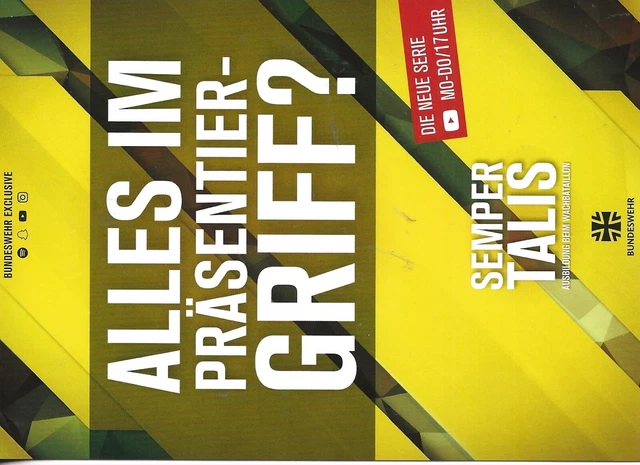 EDGAR KARTE BLANKO Bundeswehr Exclusive ALLES IM PRÄSENTIERGRIFF ...