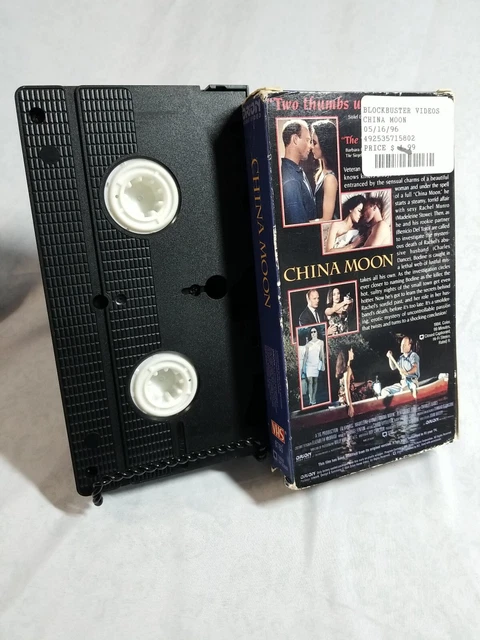 CHINA MOON VHS 1994 - Ed Harris - Madeleine Stowe - Benicio Del Toro ...